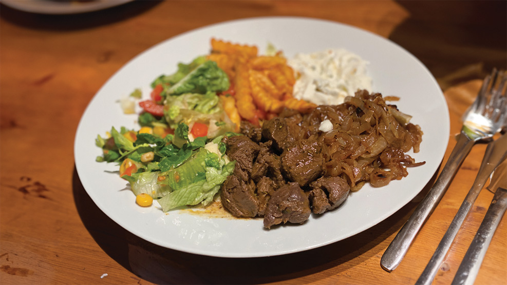 Speisekarte Hof-Restaurant - Straußenfarm Ostseeblick